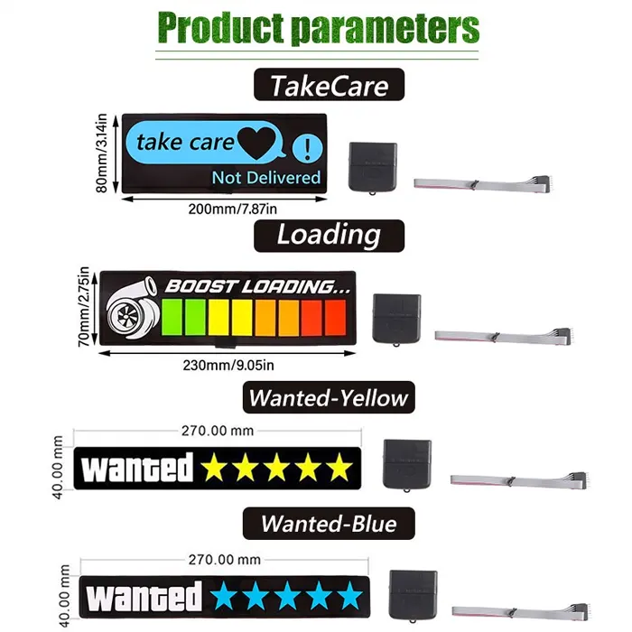 Car LED Sticker NWA – solusiv.com